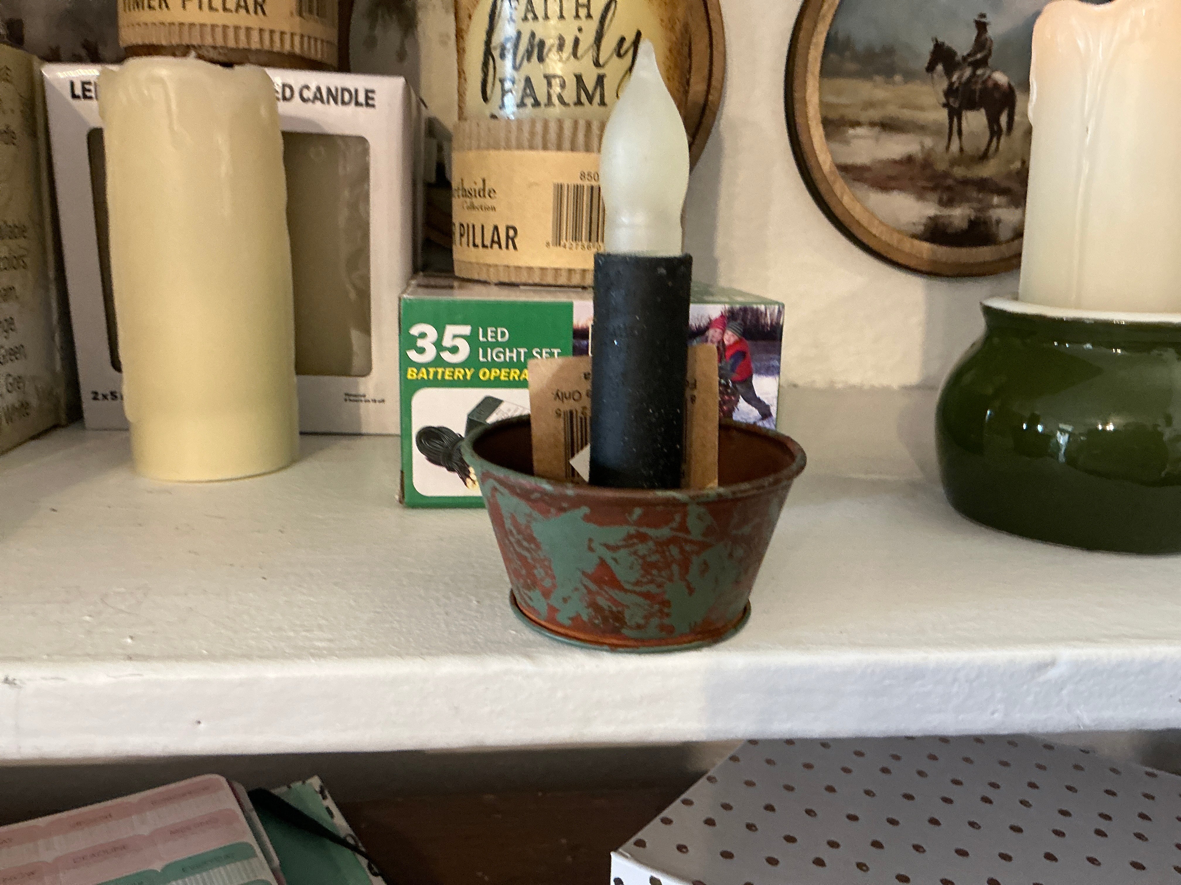 Rust green taper cup – A Little Worn